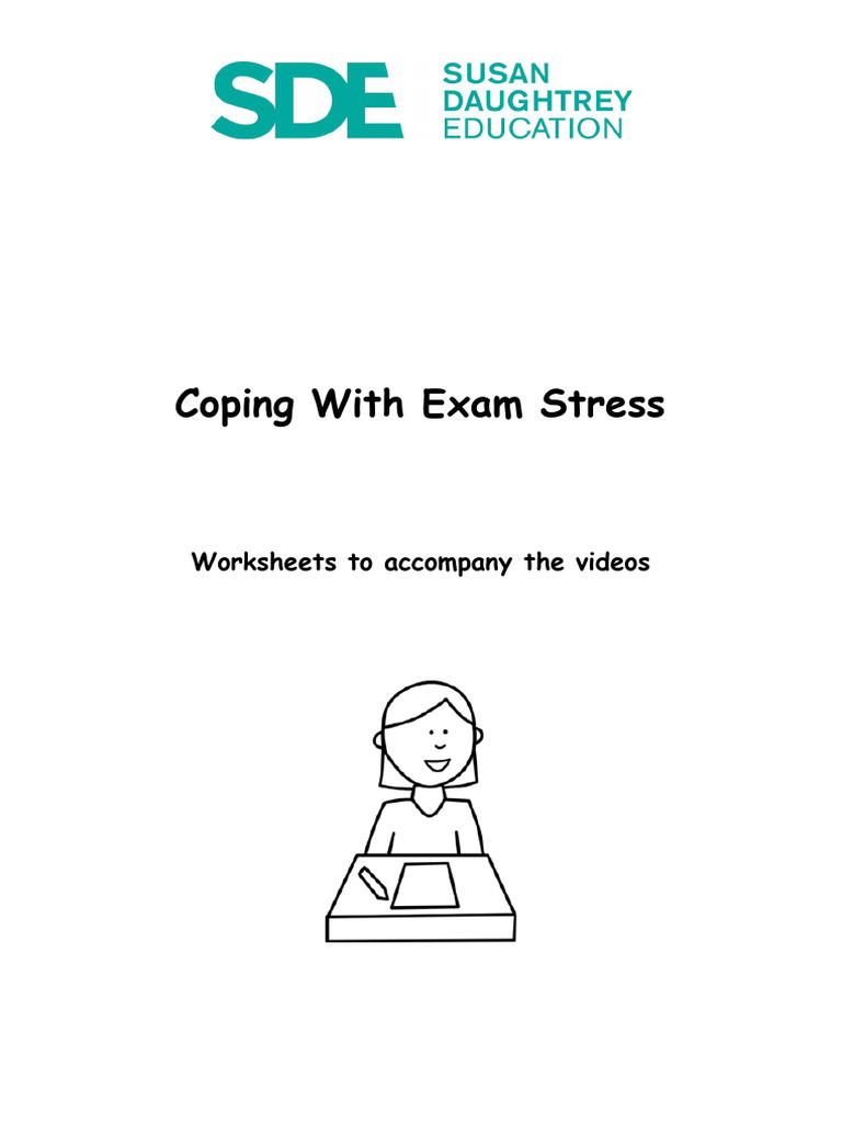 Exam Stress Coping Worksheets PDF | PDF