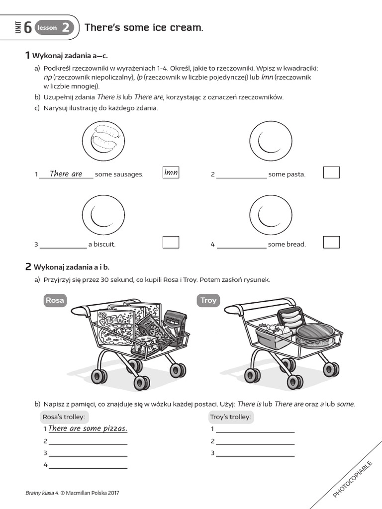 Brainy KL 4 Worksheets Unit 6 Lesson 2 | PDF