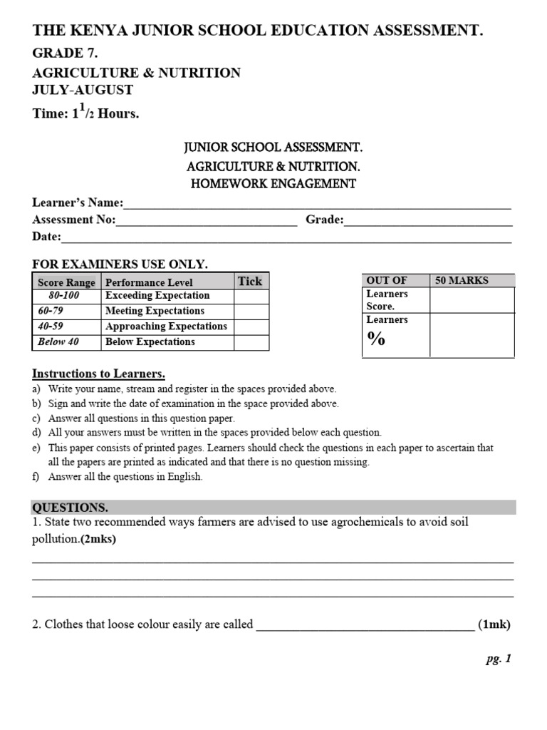 G7 Agriculture & Nutrition | PDF | Soil | Agriculture