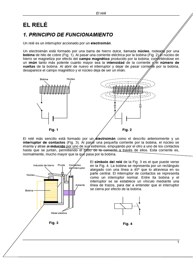 1 - Rele | PDF | Relé | Cambiar