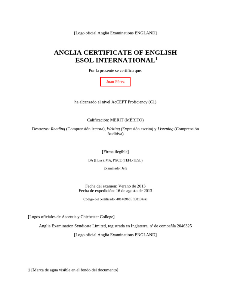 Job 4 - English As A Foreign Language Certificate (Katrina González ...
