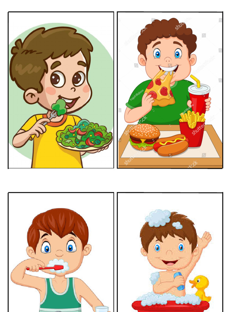 I Am Healthy - Flashcards | PDF