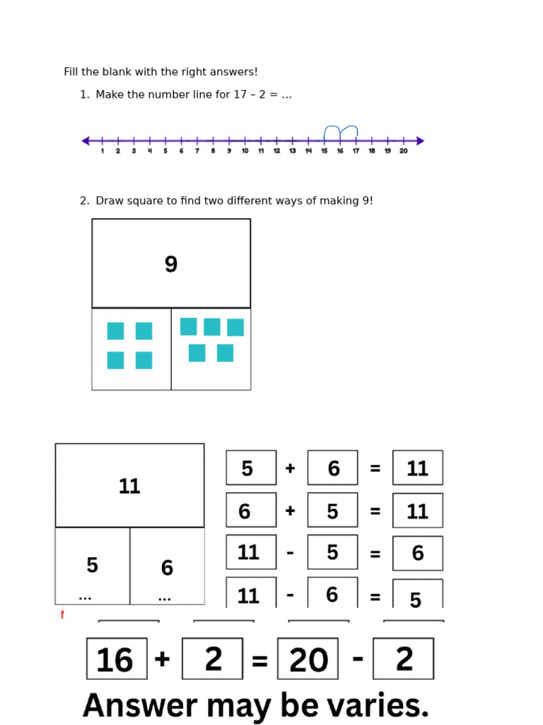Math Summative 3 Excercise - Answer Key | PDF