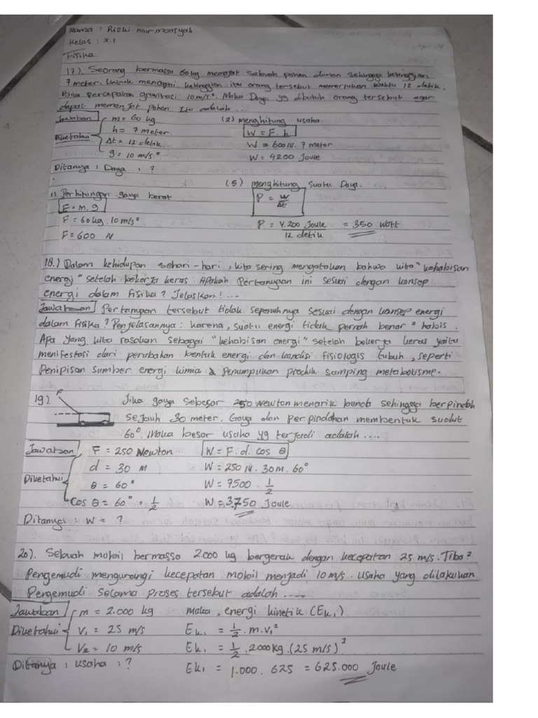 Rizki Nurmansyah - (Kelas - X - 1) | PDF