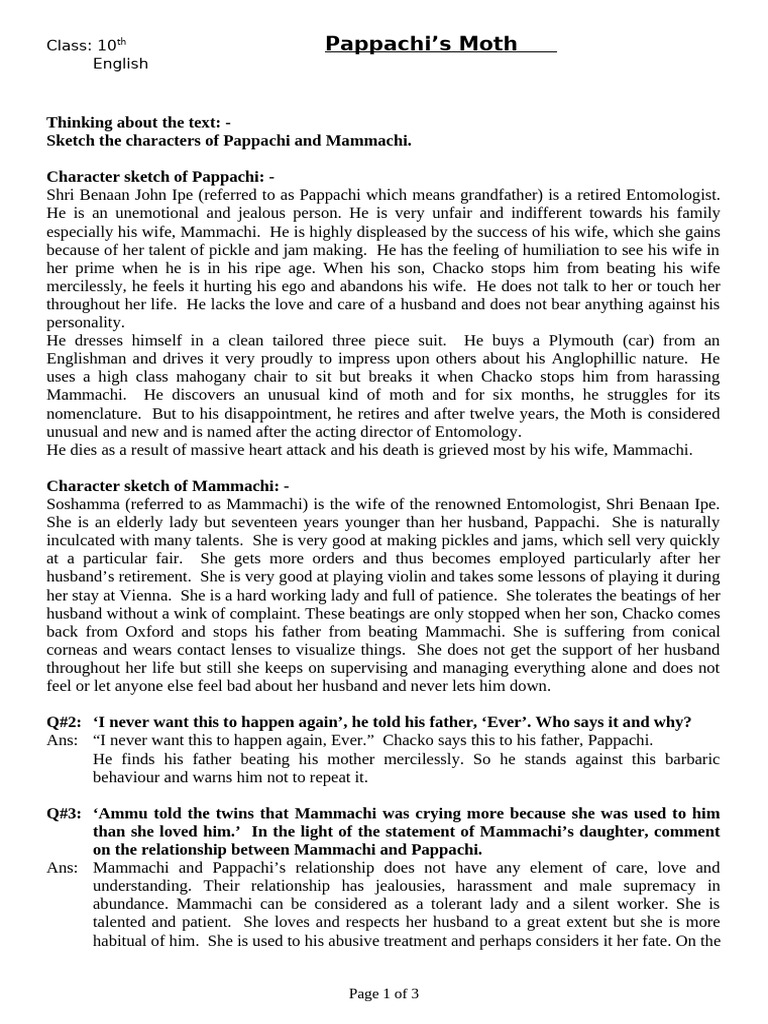Mammachi: Resilience in Pappachi's Shadow | PDF