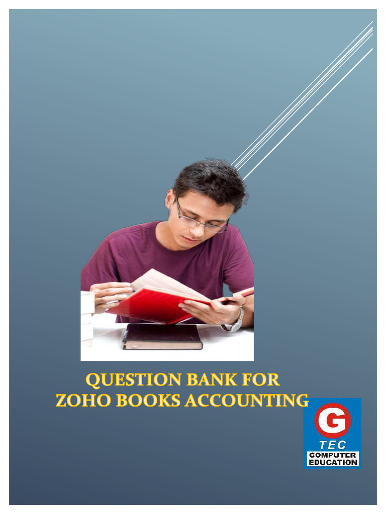 Question Bank - Zoho Books Accounting | PDF | Debits And Credits | Expense