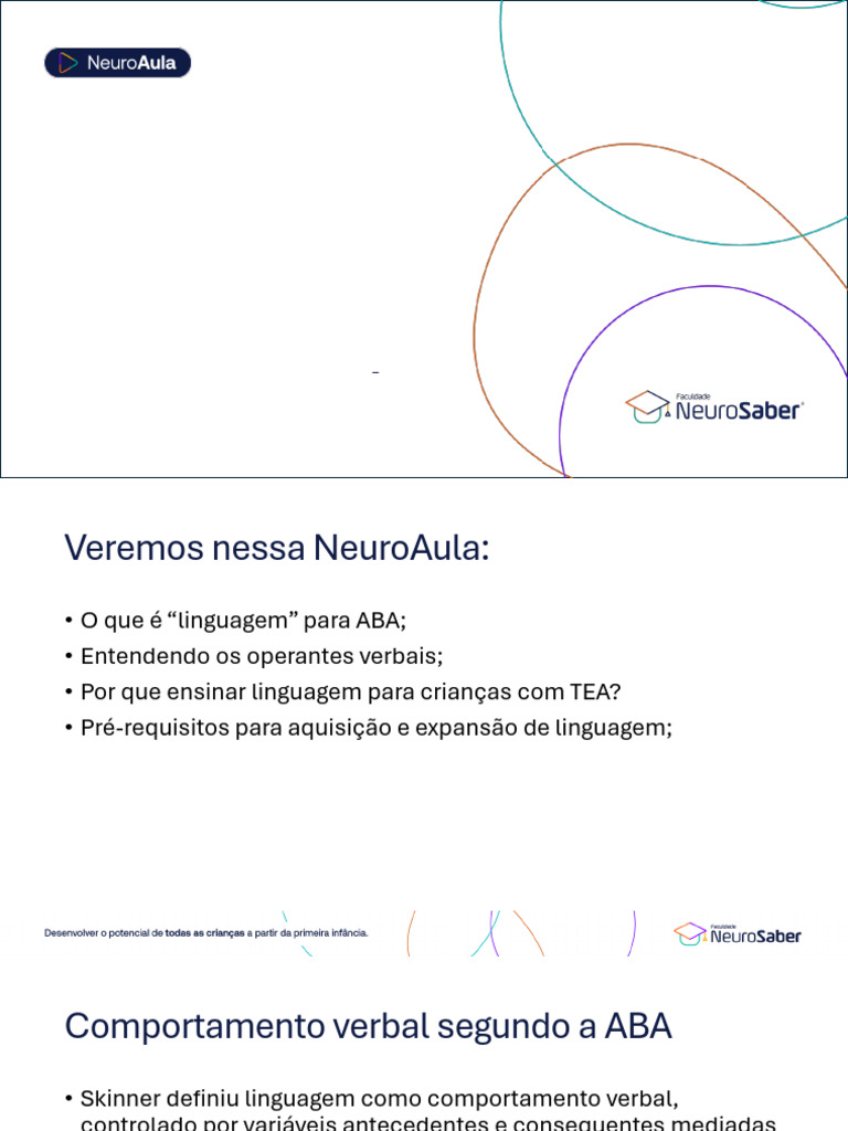 NeuroAula - O Que É Linguagem para ABA e Como Ela Pode Ajudar Alunos ...