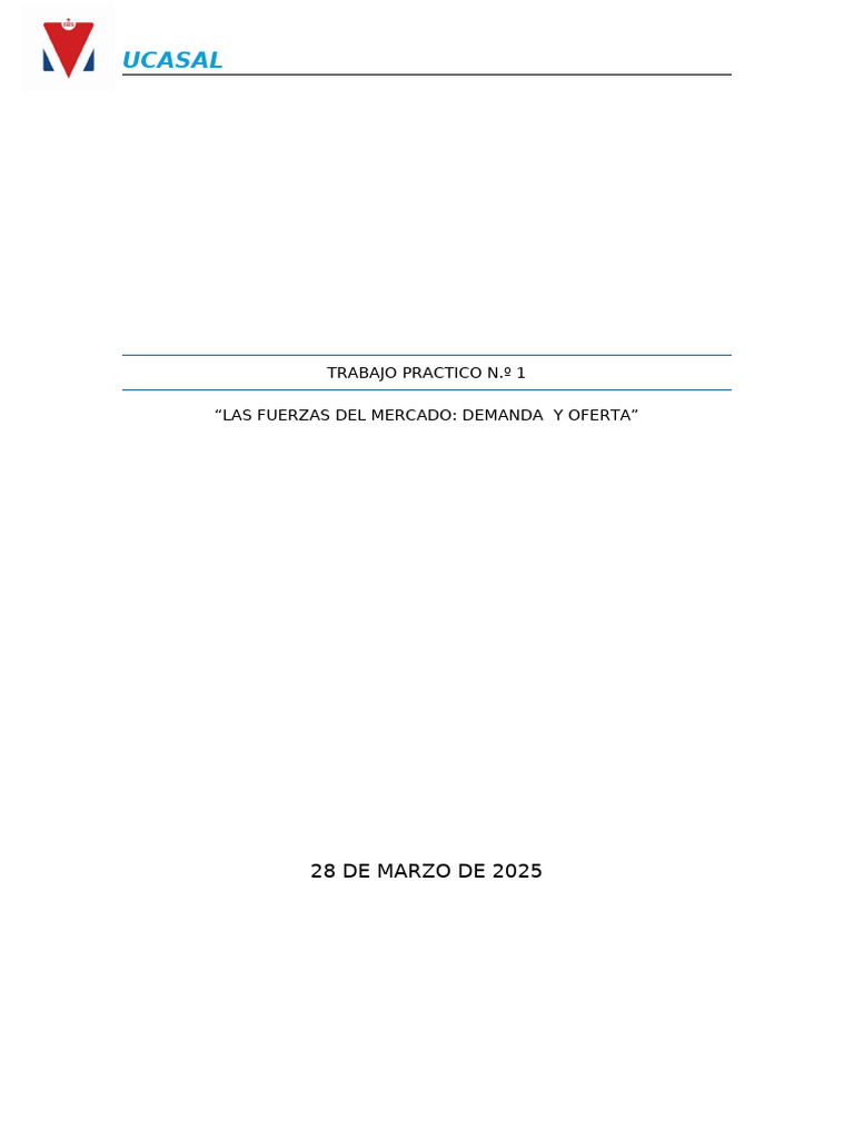 TP n1 Zamudio Brenda Microeconomia | PDF | Oferta (economía) | Mercado (economía)
