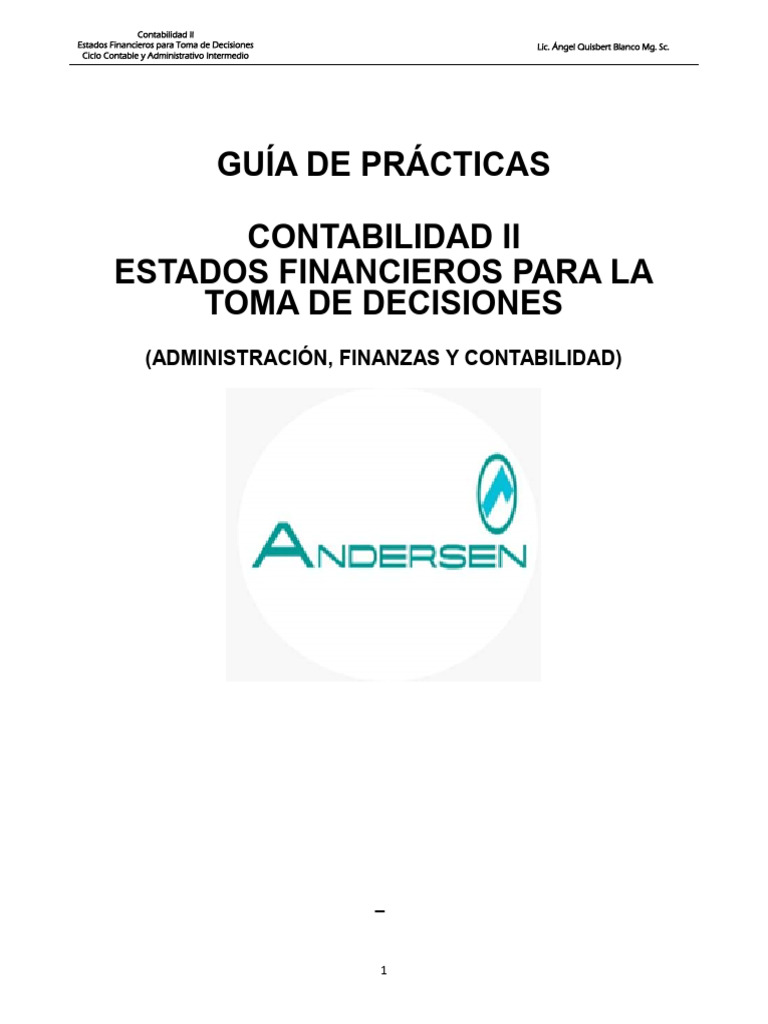 GUIA PRÁCTICA CONTA | PDF | Contabilidad | Efectivo