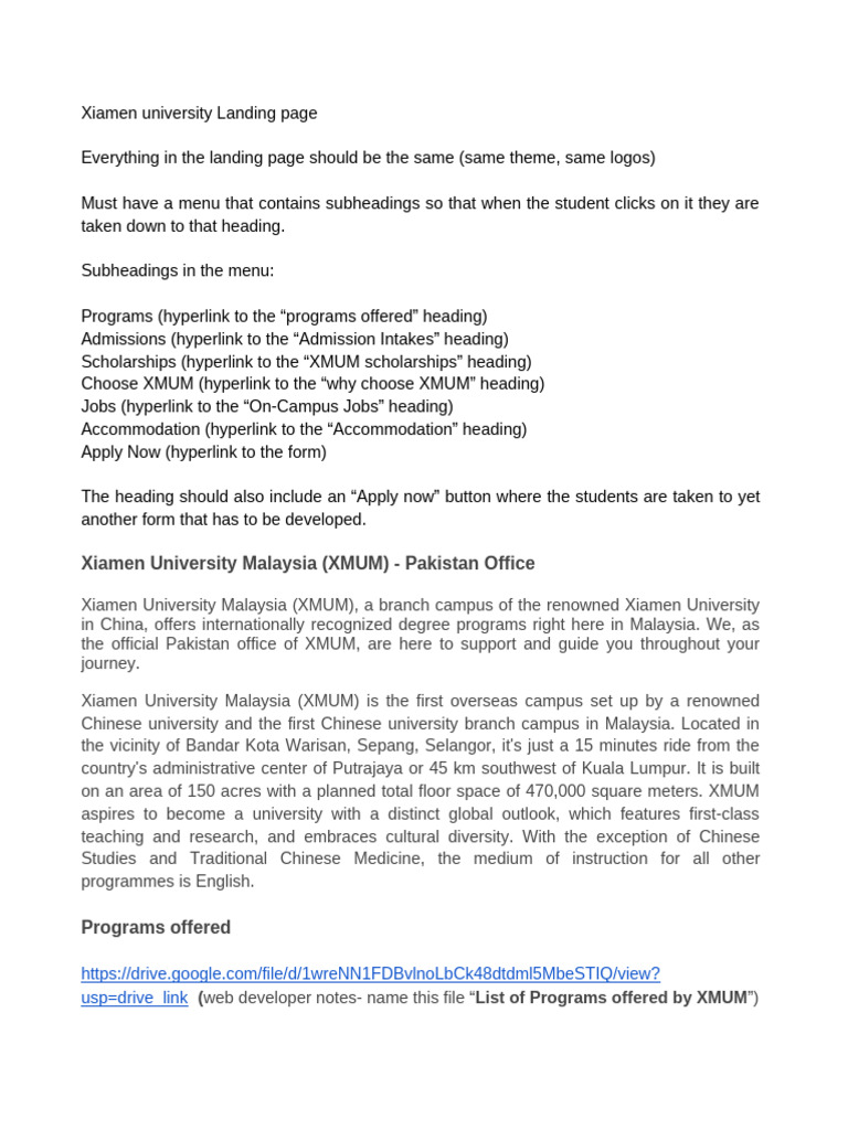 Xiamen University Landing Page | PDF | Academic Degree | University And College Admission