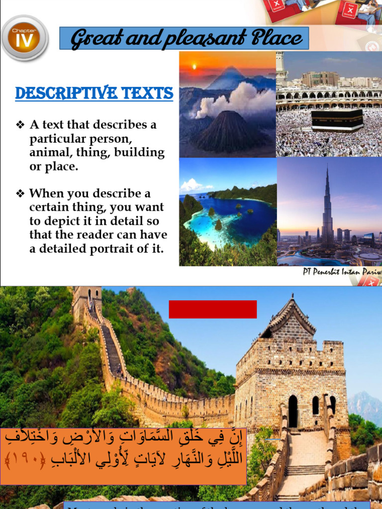 Descriptive Text PPT 2425 | PDF | Adjective | Linguistics