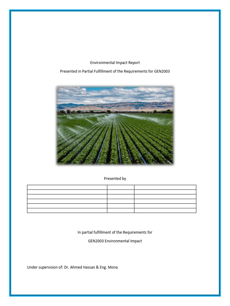 Agriculture's Impact on Water Pollution | PDF | Water Pollution ...