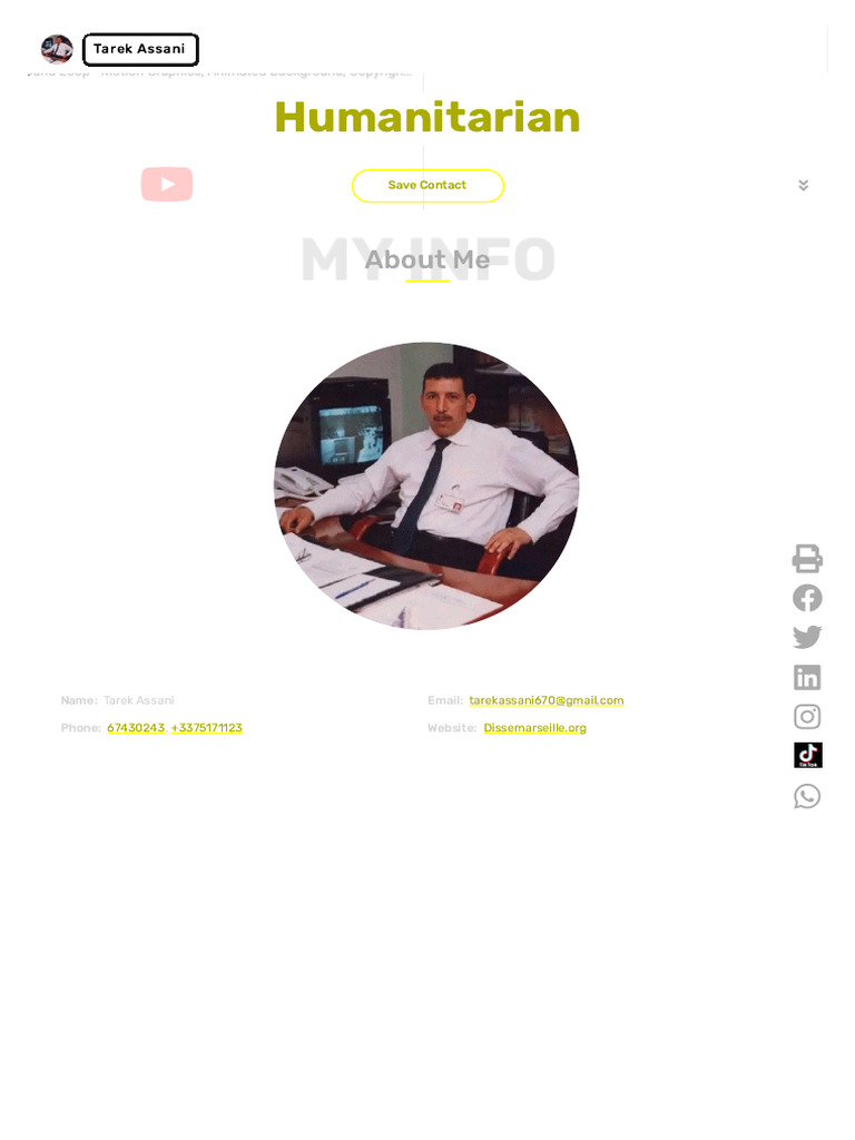 Tarek Assani - Member - Certified Accountant at DISSE - BENIN | PDF