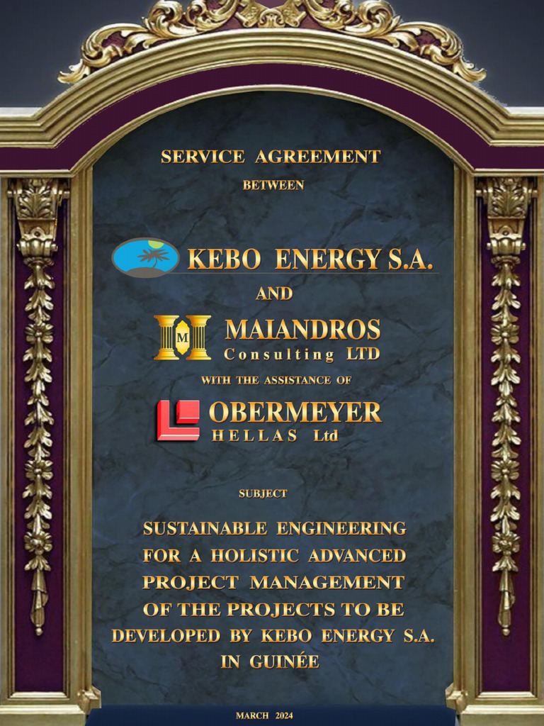 Agreement Kebo - Maiandros Final | PDF | Fracture | Quality Assurance