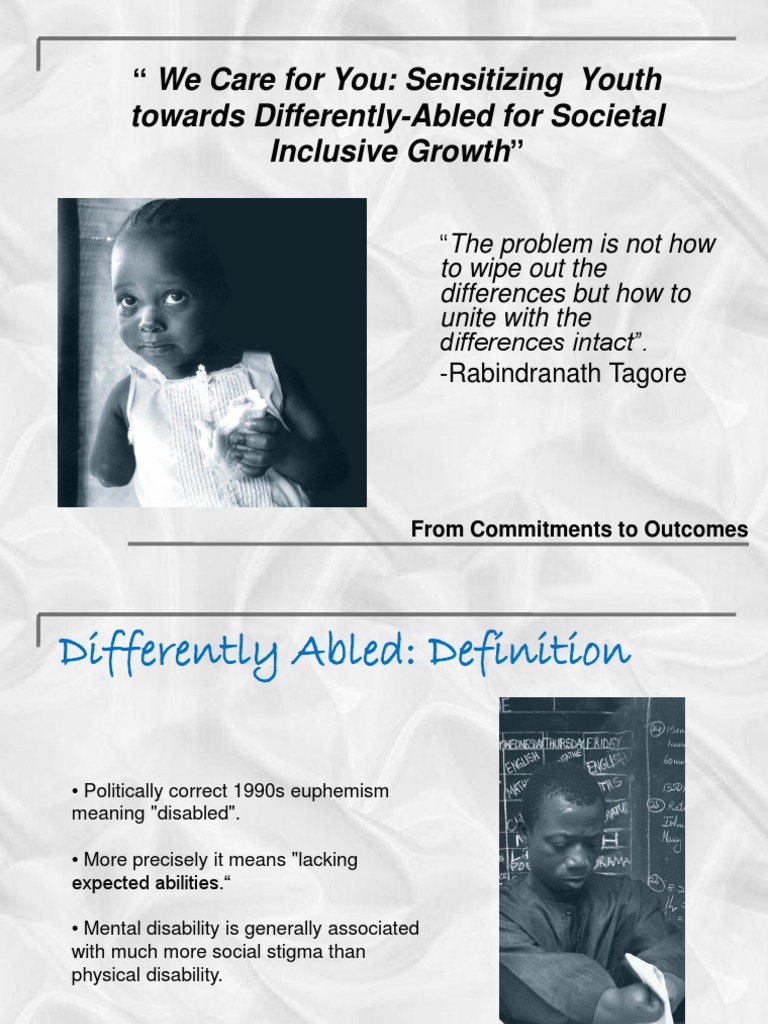 Differently Abled | PDF | Disability | Social Exclusion