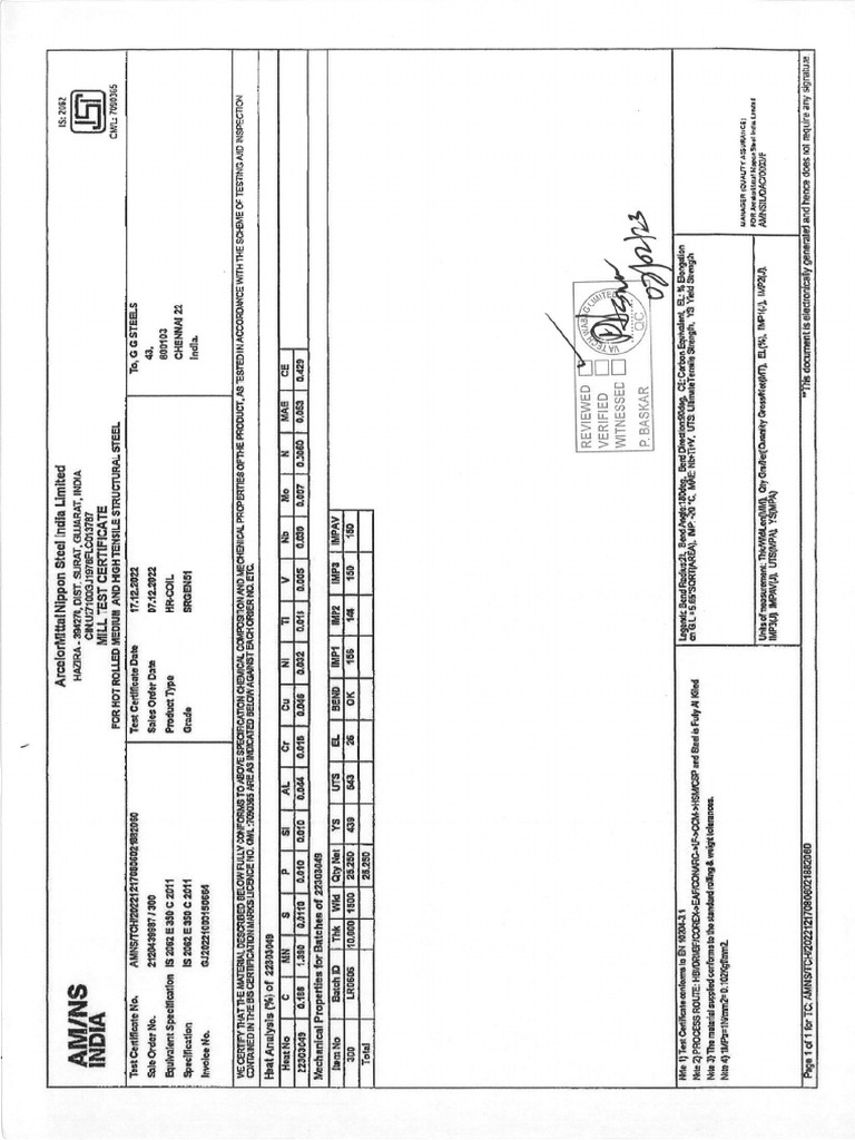 10mm IS 2062 E 350 C | PDF
