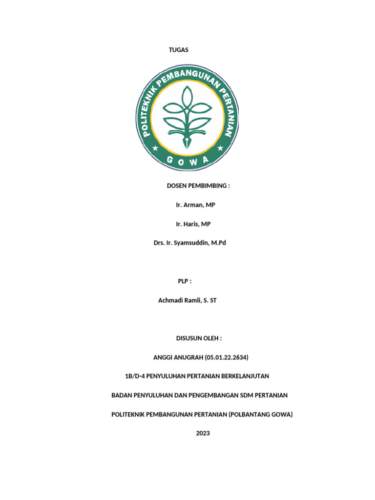 Tugas 1 Lengkeng Anggi Anugrah 1B | PDF