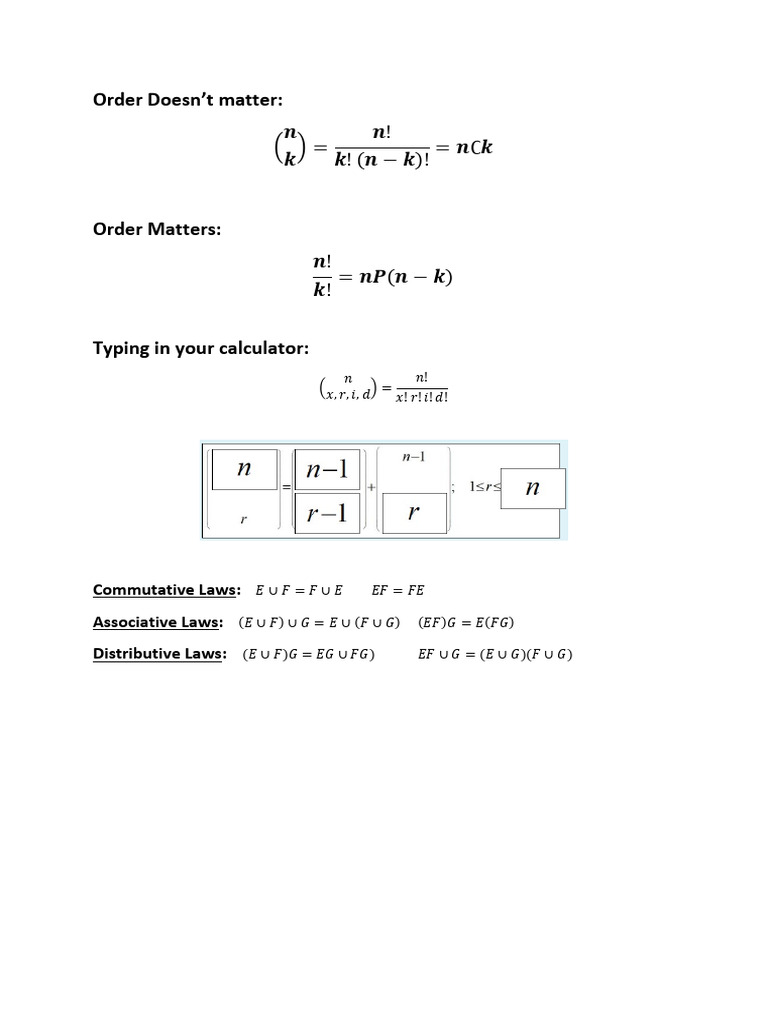 Condensed Formula Sheet 2.0 (adjusted) | PDF | Variance | Statistical ...
