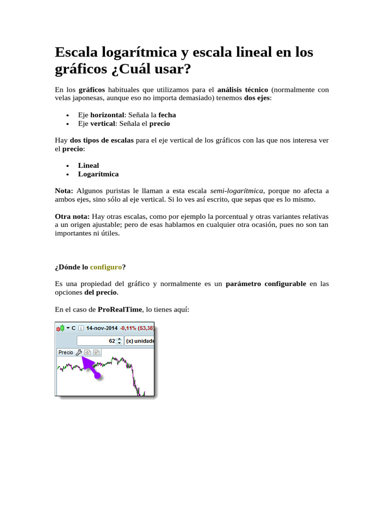 Escalas Logarítmica vs Lineal en Gráficos | PDF | Logaritmo | Análisis ...