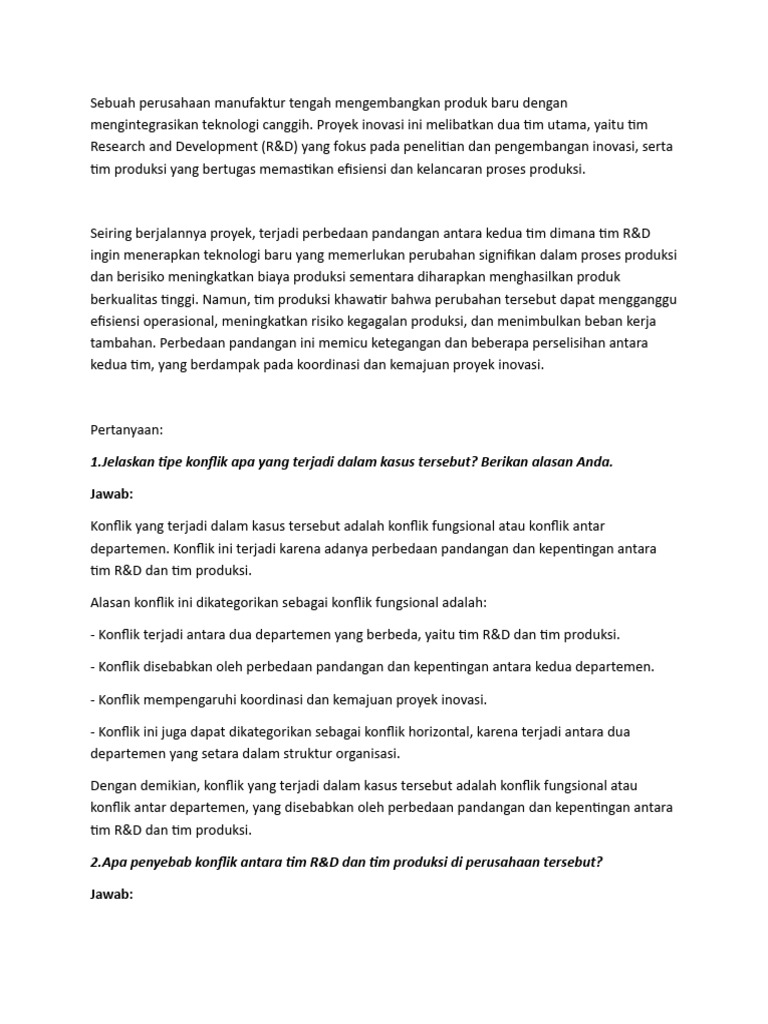 Manajemen Sesi 5 Tugas 2 | PDF