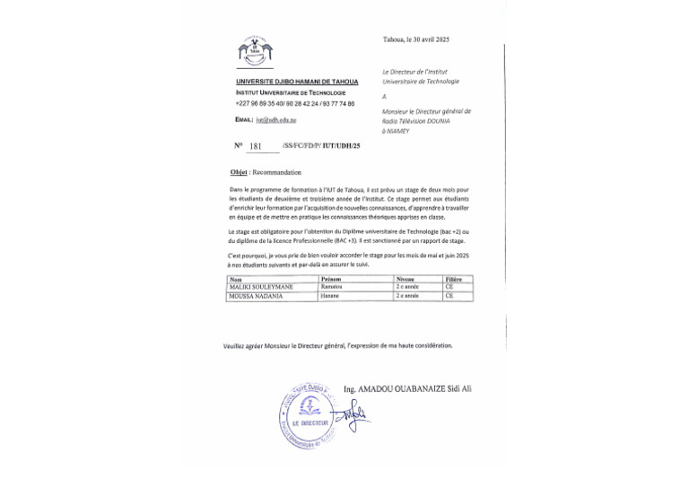 Dounia TV Niamey | PDF