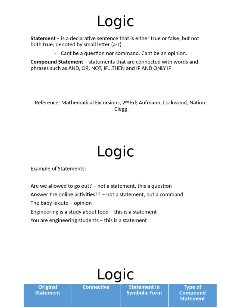Mathematical Language and Symbols | PDF | Argument | Logical Consequence