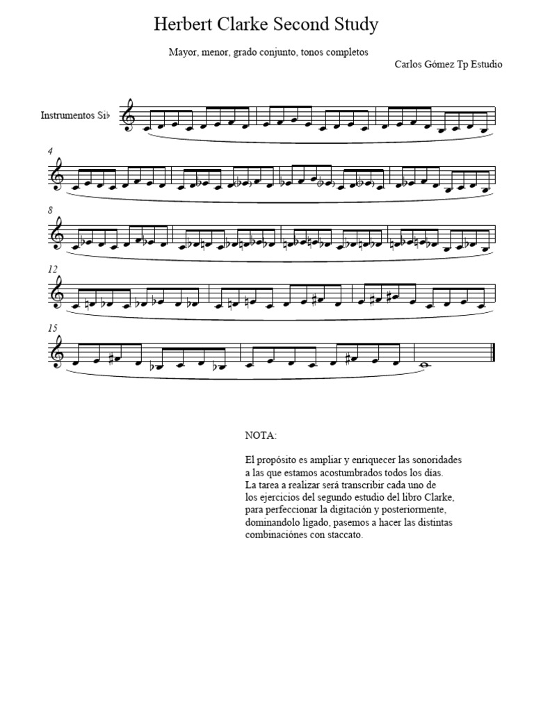 Clarke Second Study | PDF