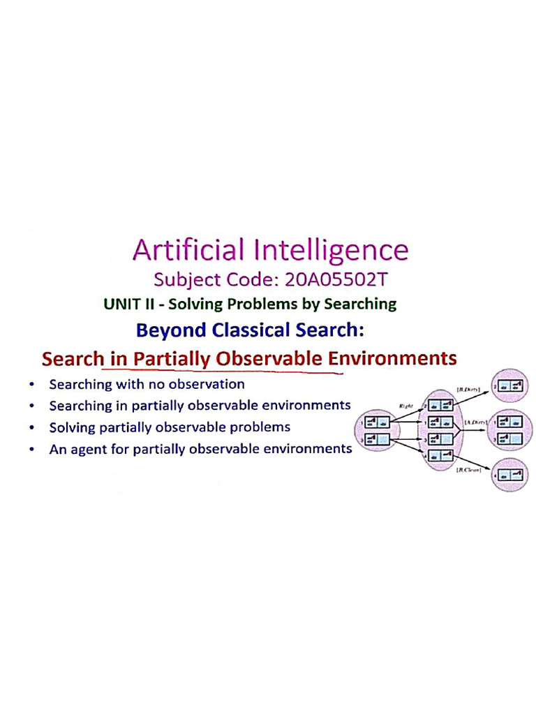Search With Partial Observable Agents | PDF
