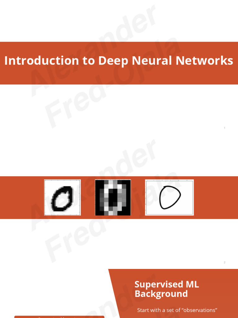 2.1.1 Introduction To Deep Neural Networks - Alexander Fred-Ojala | PDF | Computational Science ...