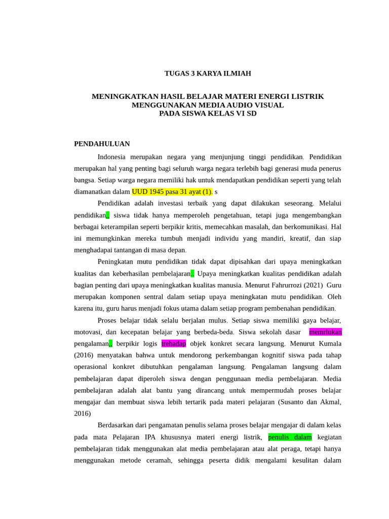 REVISI TUGAS 3 KARIL Sulastri | PDF