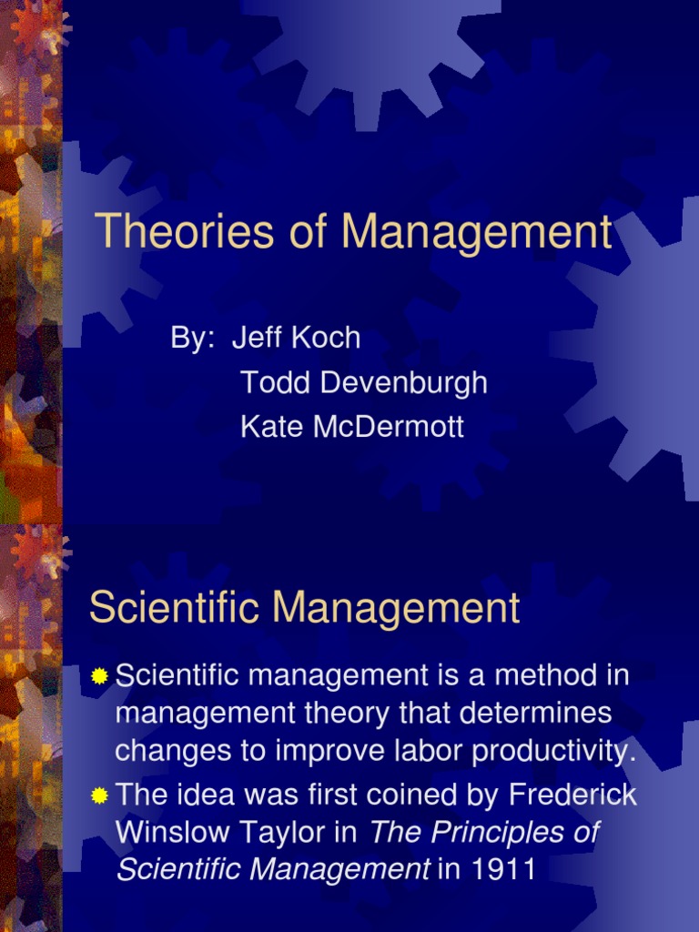 45437-30952theories of Management Final | PDF | Leadership | Cognitive ...