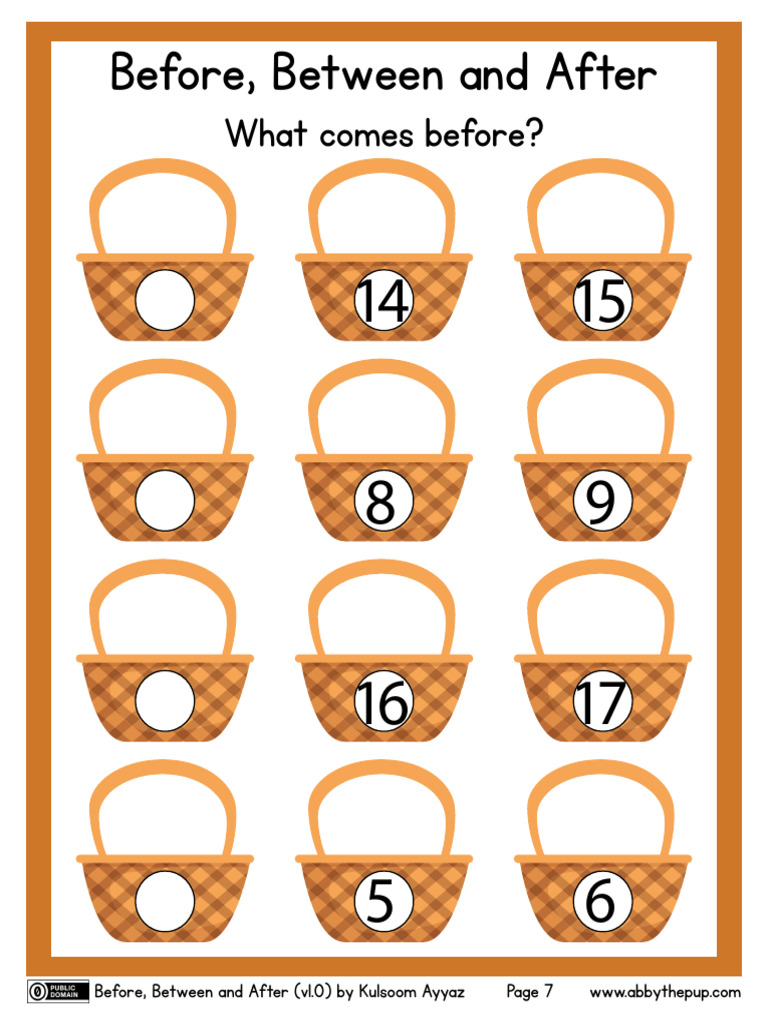Before, Between and After | PDF