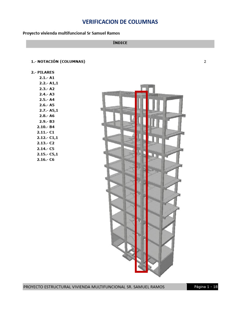 Verificacion de Columnas | PDF | Diseño arquitectonico | Arquitectura