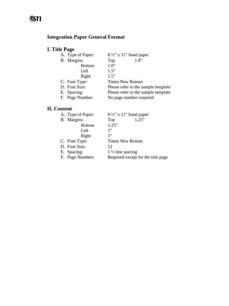 Work Immersion Paper Format Guide | PDF