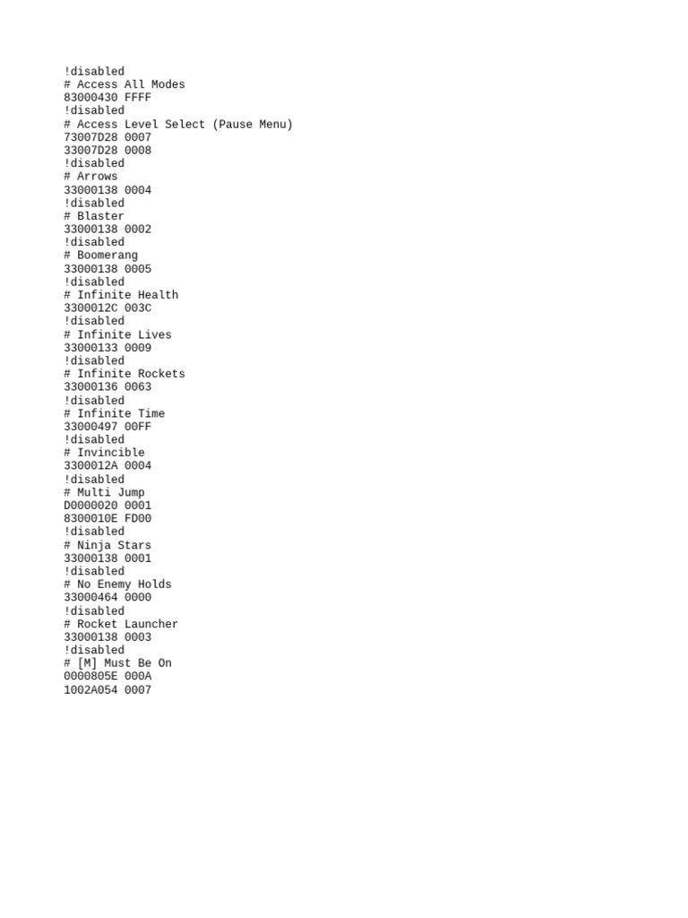 Action Man - Robot Atak (Europe) (En, FR, De, Es, It) .Cheats | PDF