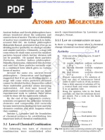 Class-9th Chapter-3 Atoms and Molecules Ncert Book | PDF | Ion | Chemical Compounds