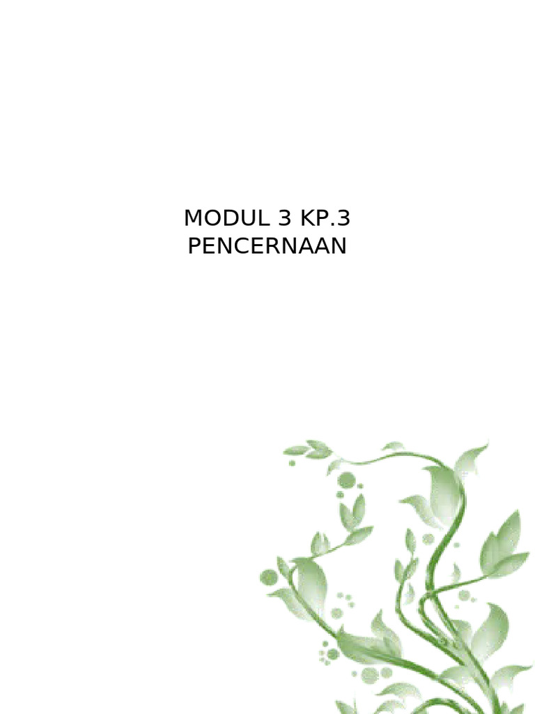 Sekat Sitem Pencernaan | PDF