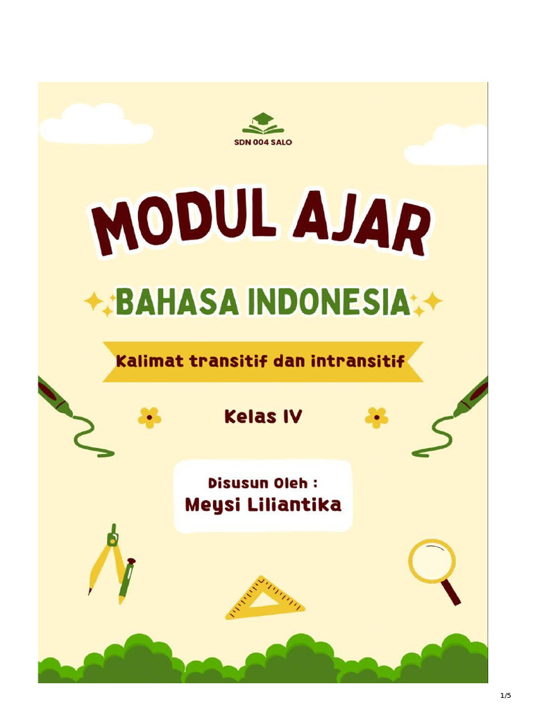 Modul Kelas 4 Meysi 6b | PDF