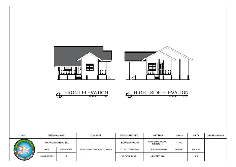 UMA PALKU 1 Drawing1-Model | PDF