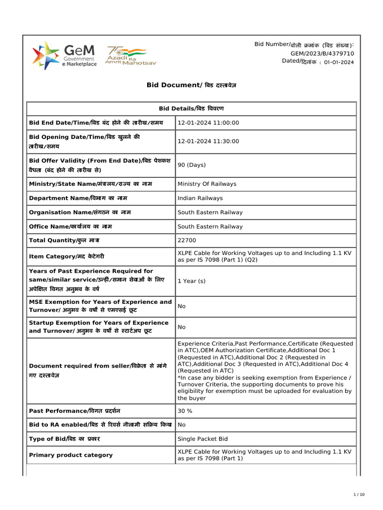 Bid Document | PDF