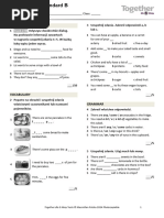 Tiger 2 Unit 5 Test PLUS | PDF