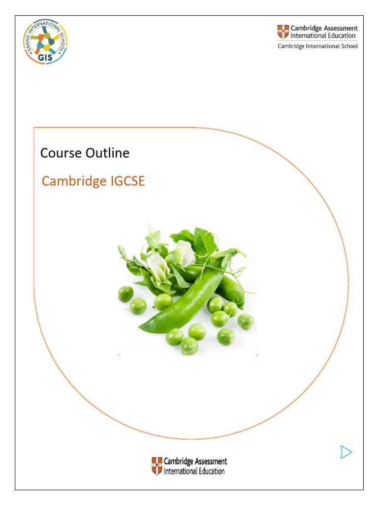 Cambridge IGCSE Biology Course & Term Outline | PDF | Biology | Genetics