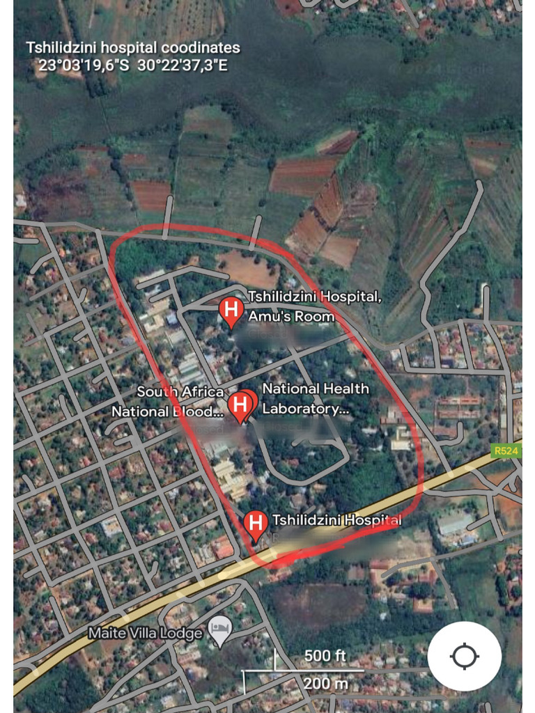 Tshilidzini Hospital Buffered Map | PDF