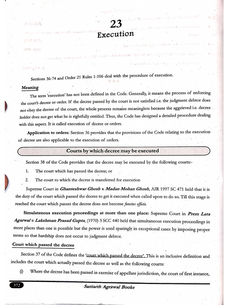 Execution & Modes of Execution (Unit 2&3) cpc | PDF