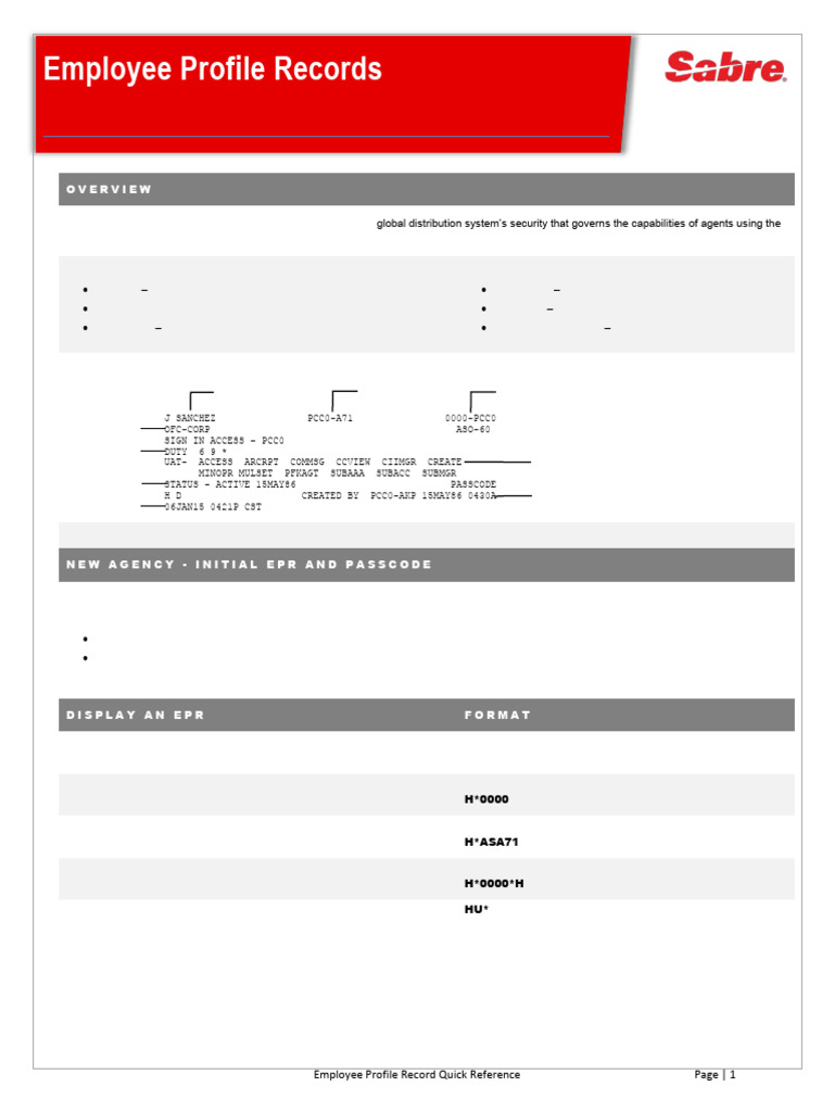 Employee Profile Records | PDF | Password | Reserved Word