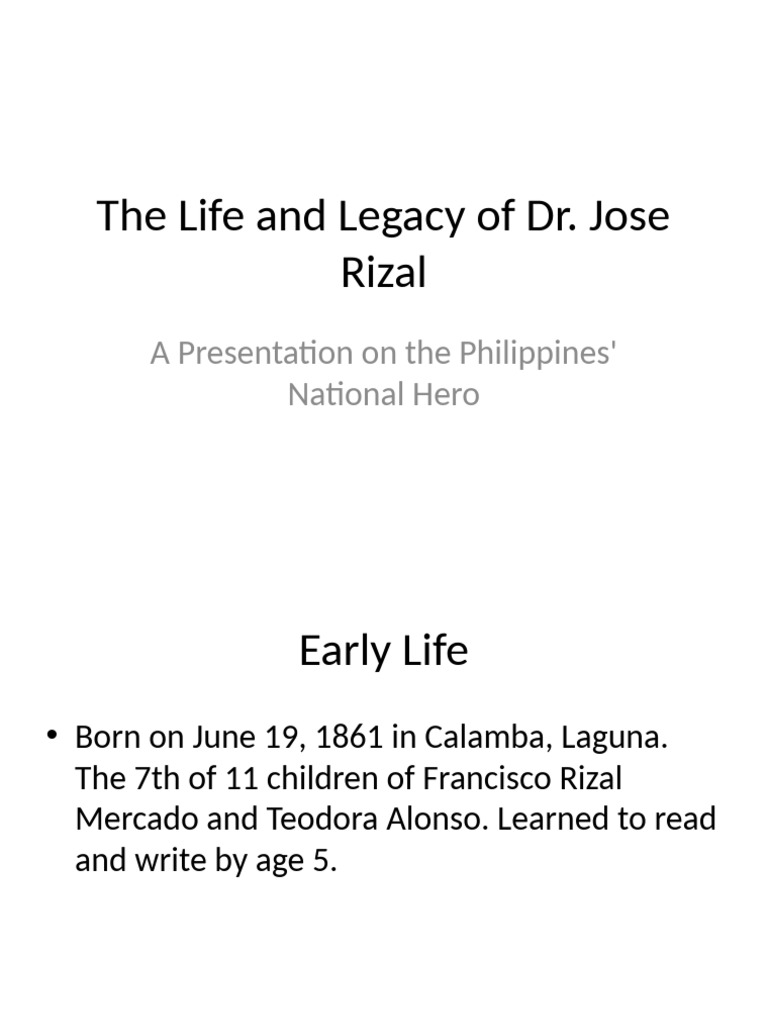 Jose_Rizal_Presentation | PDF