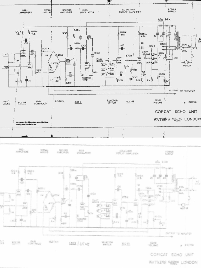 Watkins Copcat Echo Schematic | PDF