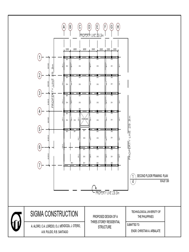 Second Floor Framing Plan | PDF
