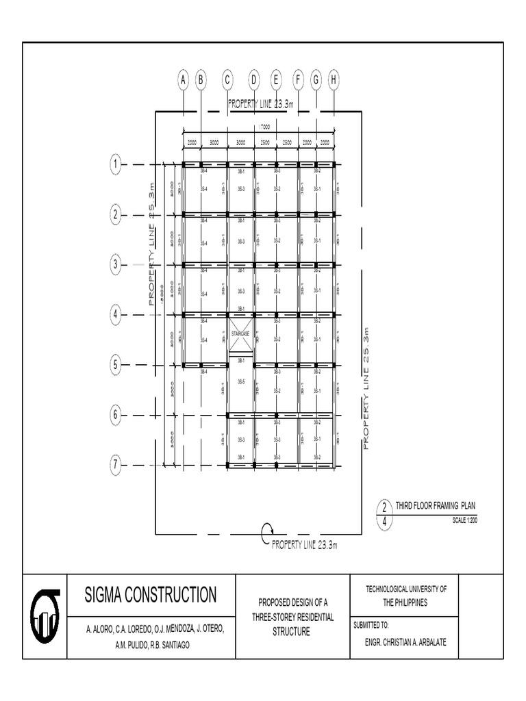 Third Floor Framing Plan | PDF