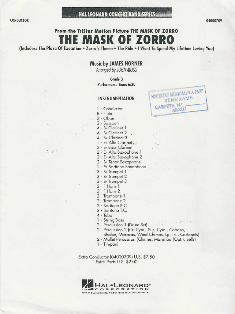 The Mask of Zorro | PDF